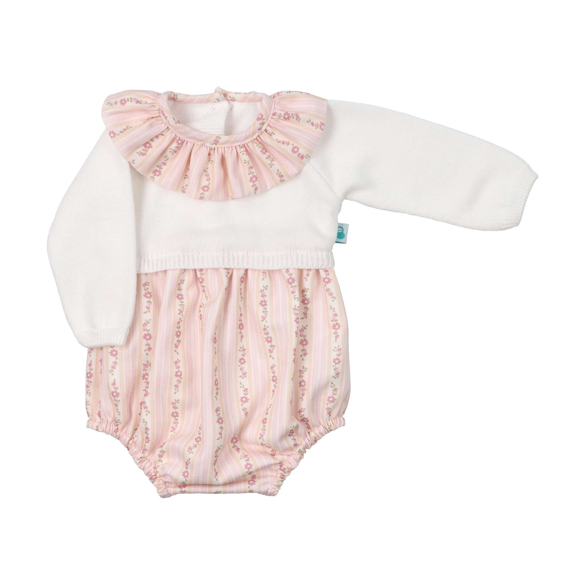 fofo para bebé em tecido e malha flores | €26.90 | Bean Baby